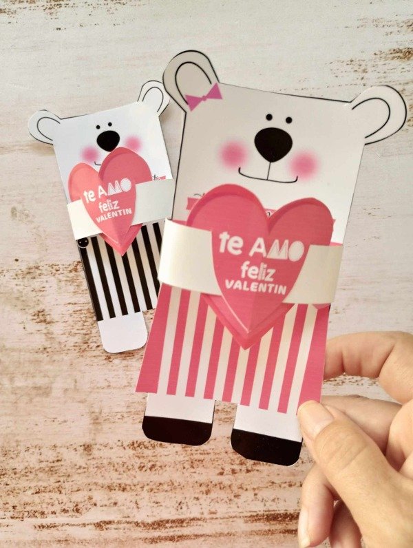 Tarjeta Amor de Oso - Moon Creativo