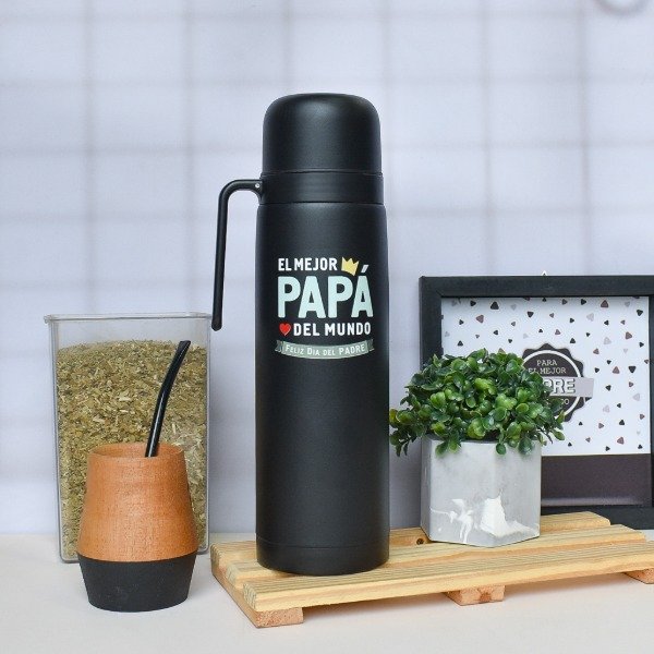 TERMO ALUMINIO PAPÁ - Memina tienda