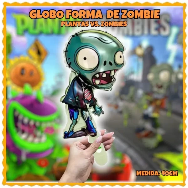 globo forma zombie 40 cm - Mirian dulce golosinas
