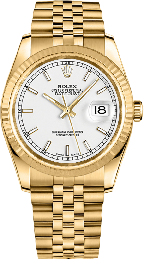 Reloj RLX Datejust AA (Gold/White) - TomyRelojes