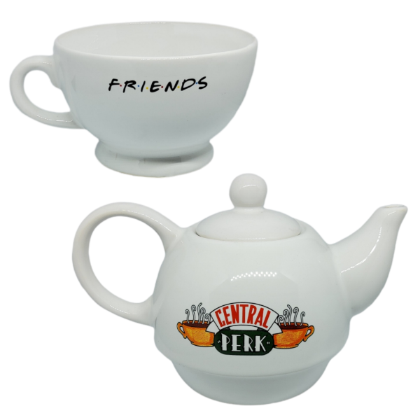Tetera y Tazon Friends de Ceramica - Cocktail Store
