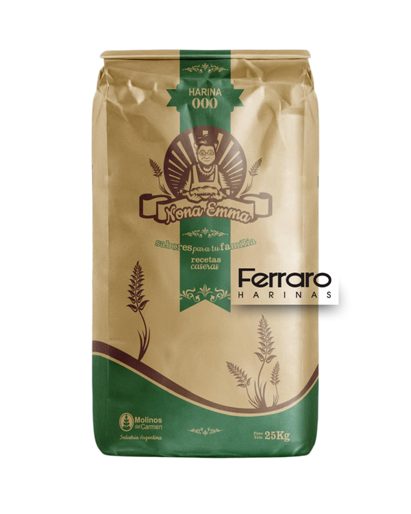 Harina 000 Nona Emma 25kg - ferraro harinas