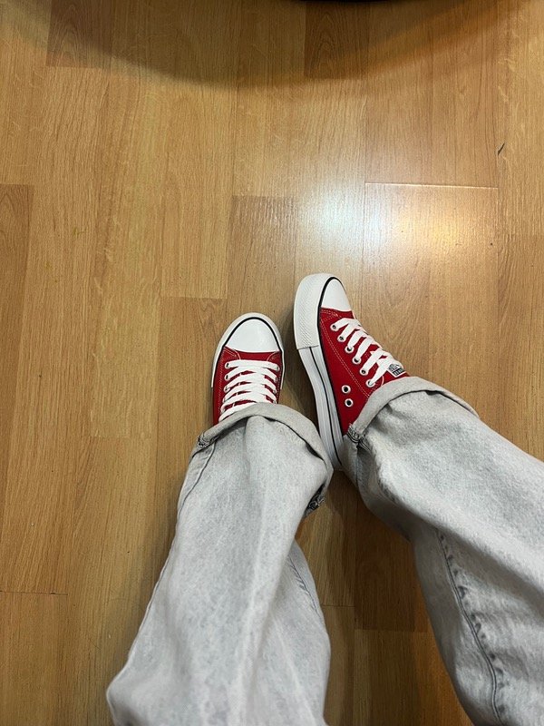 Converse plataforma rojas - Mola storee