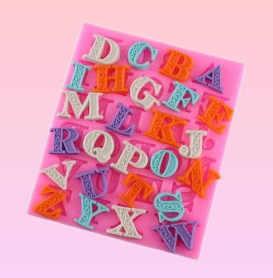 Molde letras con textura - Showroom Las Duyas