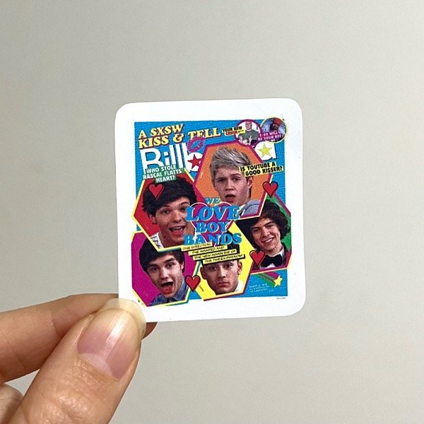 REVISTA 1D - Sticker individual One Direction - Bohemian Stickers