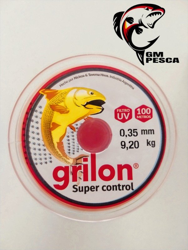 Nylon Grilon súper control 0,35 mm x 100 metros (Naranja) - GMPesca