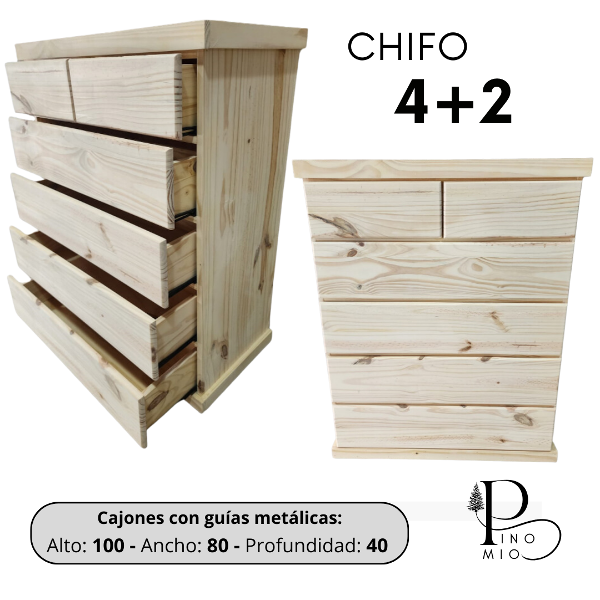 CÓMODAS Y CHIFOS - PINOMIO