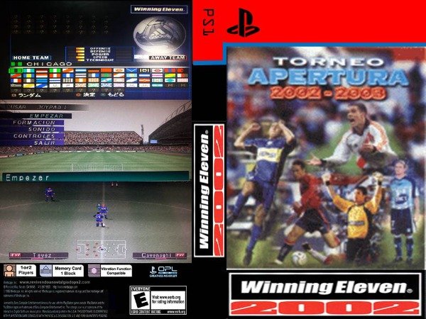 WINNING ELEVEN 2002 Apertura 2002-2003 (PSX) - LibrexPlay2