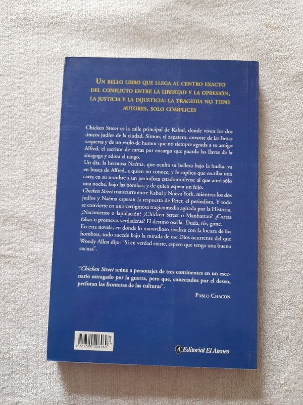 Chicken Street - Amanda Sthers - Editorial El Ateneo - Libros Usados Tandil