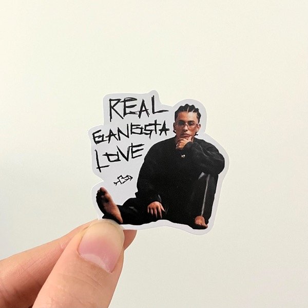 REAL GANGSTA LOVE - Sticker individual Trueno - Bohemian Stickers