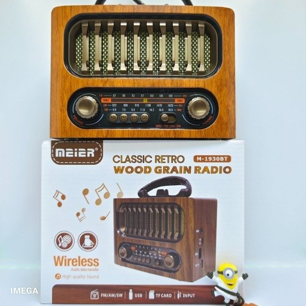 Parlante Bluetooth MEIER MP3-SW-FM-SD-USB-AUX M-1930BT (MG2111). - imega2