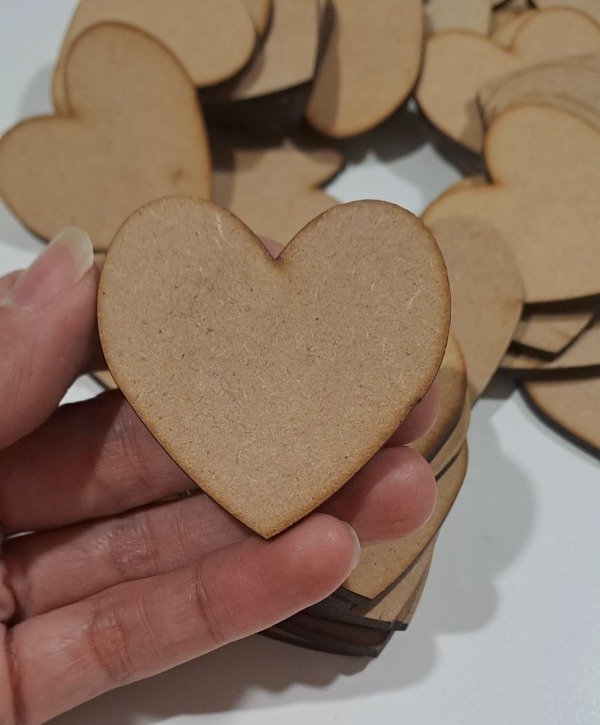 Corazon 5 cm pack por 10 unidades - Invitame Creaciones