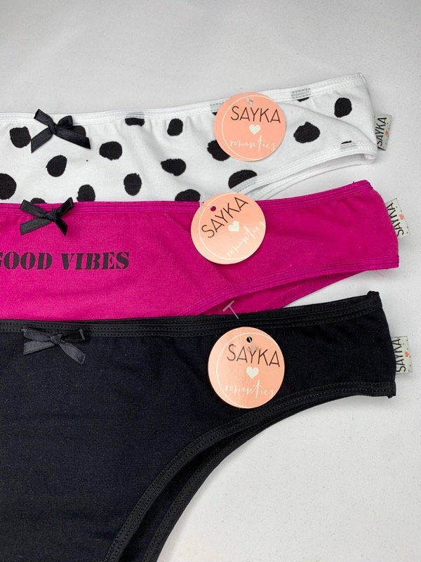 Pack x3 - Sayka - VLR Lenceria