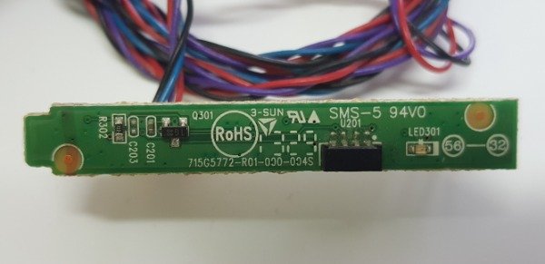 Botonera y Sensor IR Philips 42PFL3008D - 715G5772-R01-000-00AS Garantia - CipoMax La Casa del TV