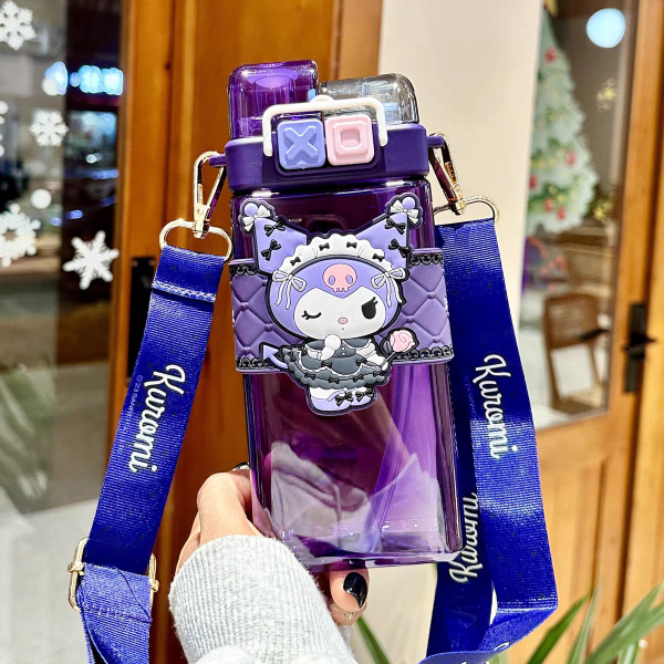 Botella Kuromi 520ml doble - Casa Violetta mayorista