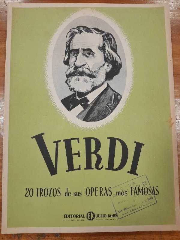 Verdi 20 Trozos de sus Operas mas famosas - El Pez Volador libreria