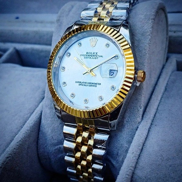 Reloj RLX DATEJUST (COMBINADO BLANCO) - TomyRelojes