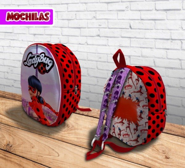 MOCHILA INFANTIL LADY BUGG - Abigail Imprimibles