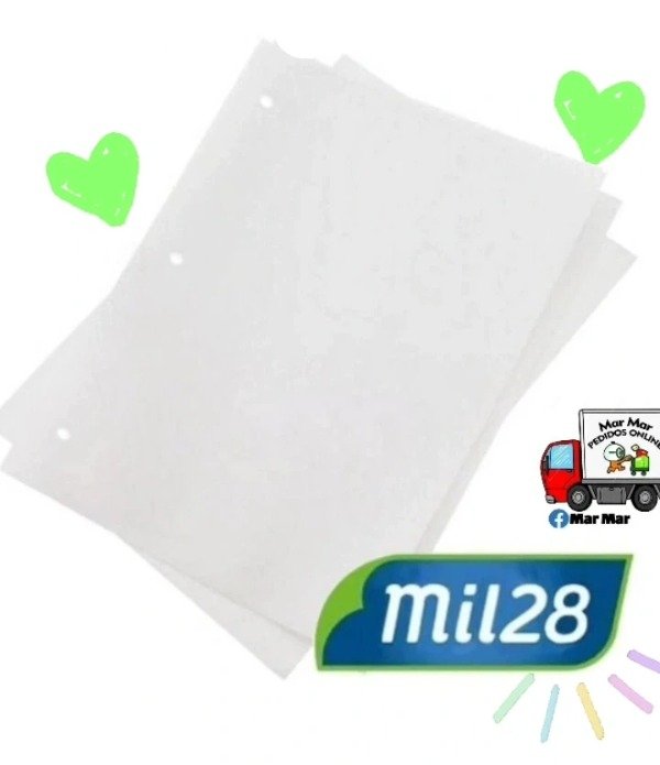 Hojas de calcar x8 (Menor) - marmar-tienda