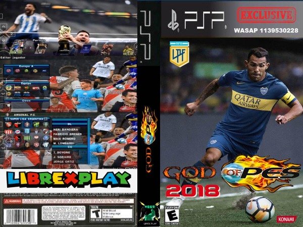 GOD OF PES 2018 (PSP) - LibrexPlay2