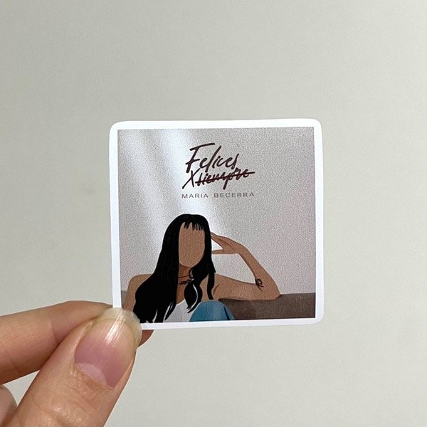 FELICES X SIEMPRE EP - Sticker individual María Becerra - Bohemian Stickers