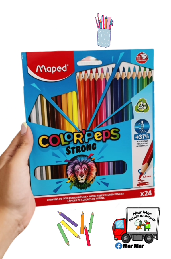 Colores maped x24 (menor) - marmar-tienda