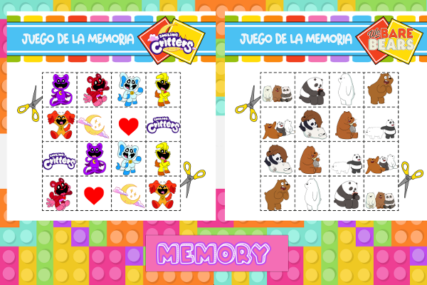 JUEGOS DE LA MEMORIA III - Abigail Imprimibles