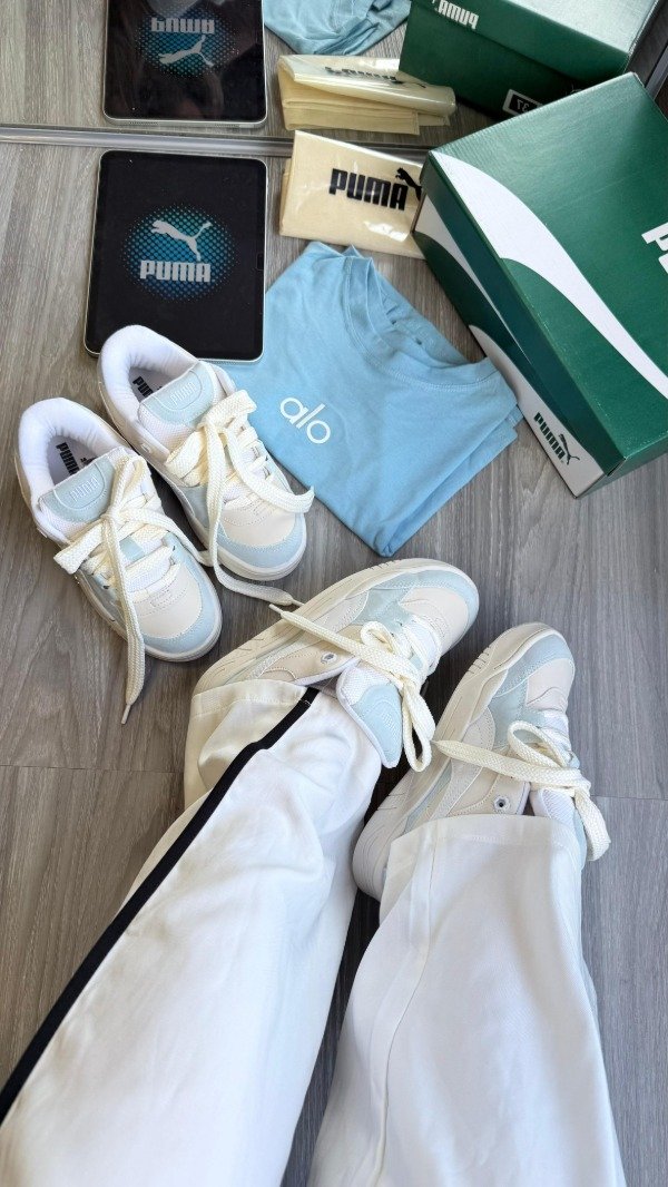 Puma 180 - Off/Celeste - Diabla Shoes