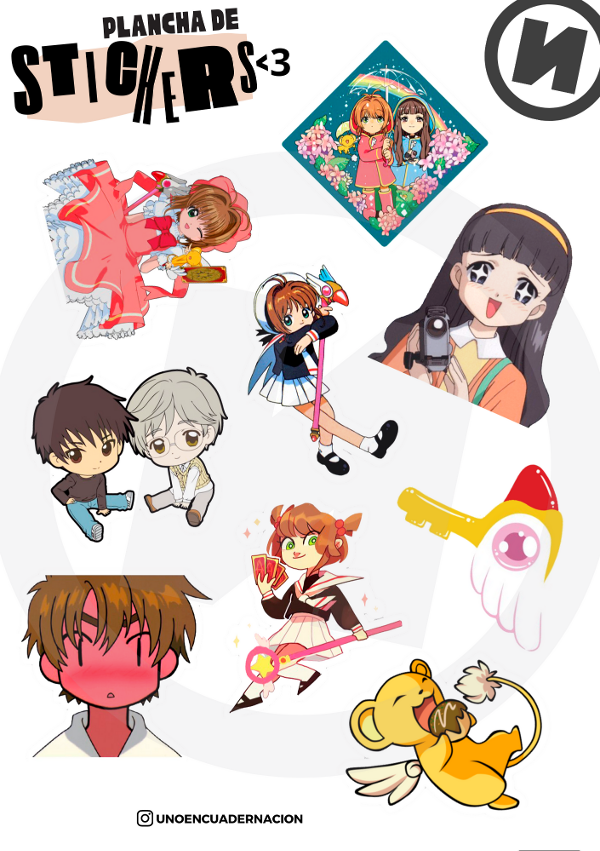 Plancha Sakura Card Captor - Uno House