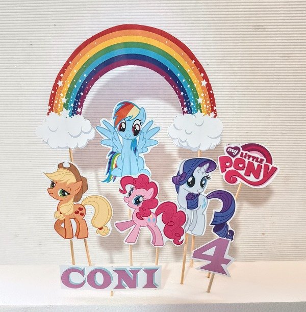 TOPPER MY LITTLE PONY - Mirian dulce golosinas