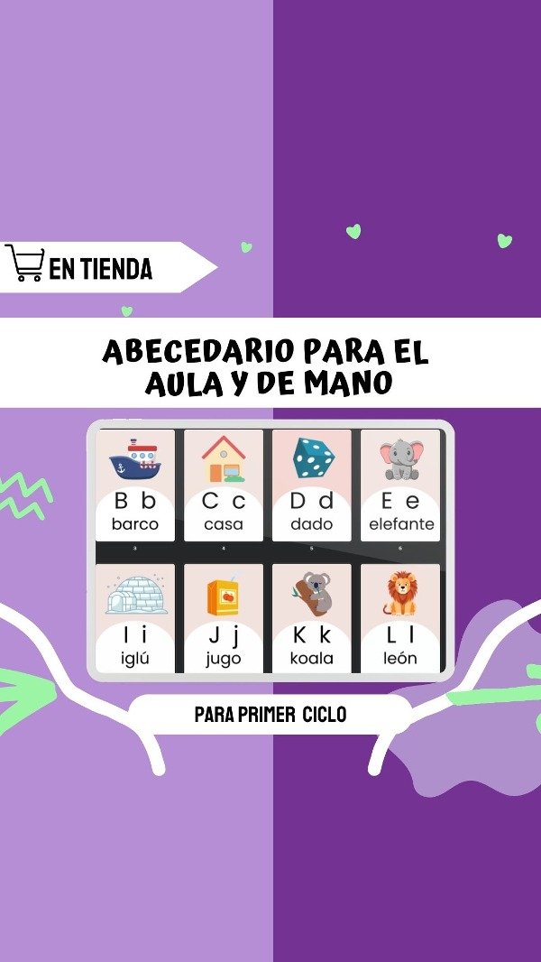 ABECEDARIO PARA EL AULA Y DE MANO - Edu con TIC