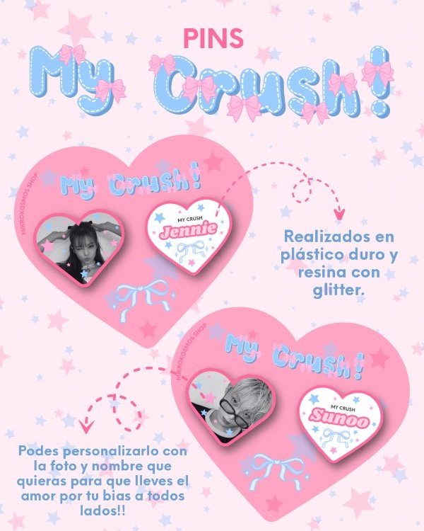Pins My Crush - Mikrokosmos Shop