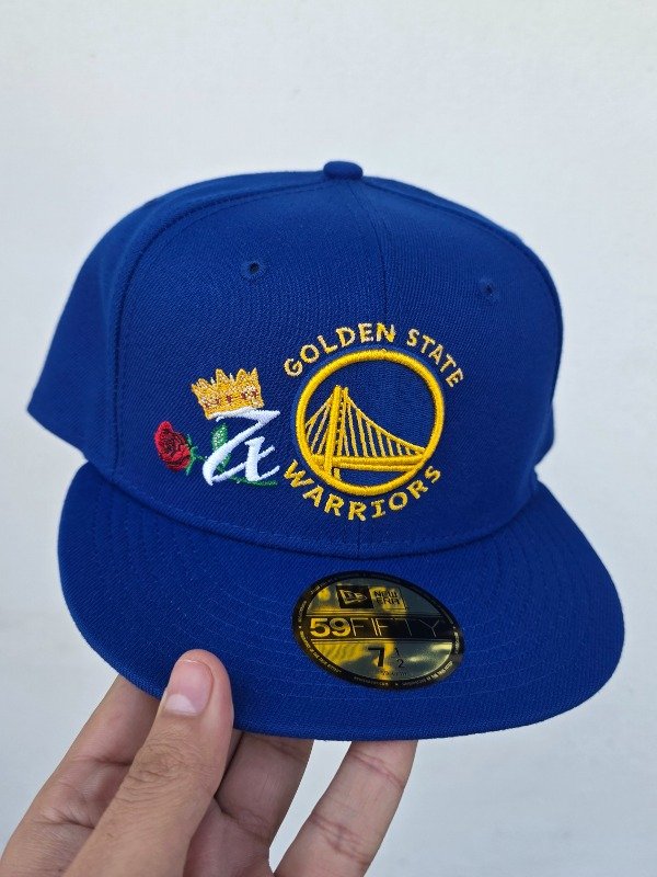 Golden State Warriors Crown Champs 7x New Era 59FIFTY Talle 7 1/2 ...