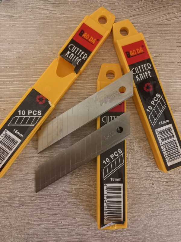 REPUESTO DE HOJA DE CUTTER X10 - ELEMENTOS DULCES