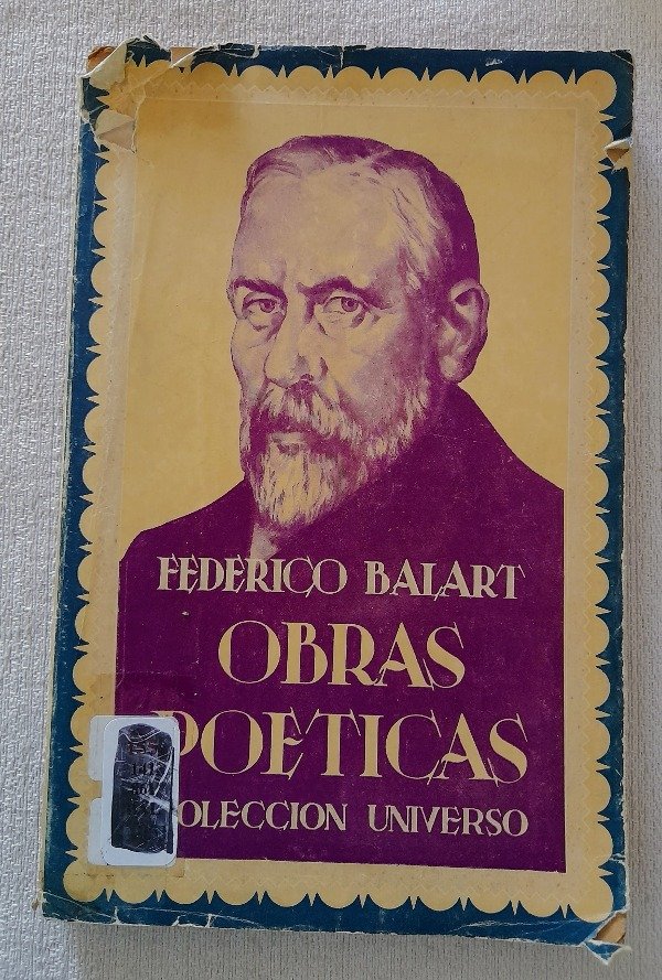 Obras Poéticas - Federico Balart - Sopena Colección Universo - Libros ...