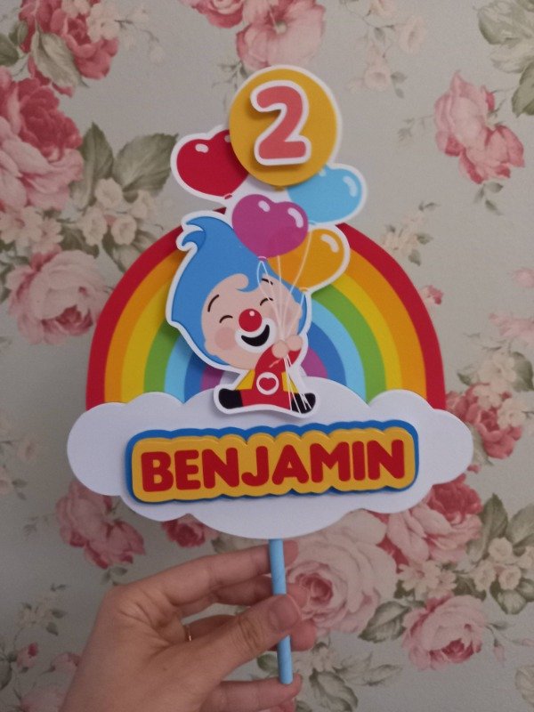 Cake topper 3D - Plim plim - DREAMED DESIGN