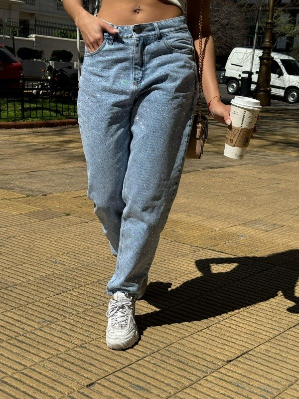 MOM KIPPER STRASS - Jalisco Jeans Mayorista