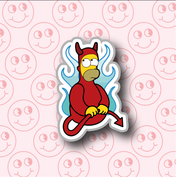 Evil Homero - Tienda de Stickers