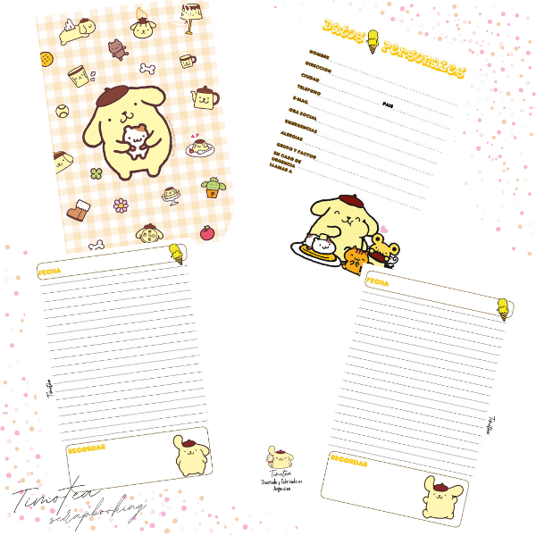 Cuaderno Pompompurin - Timotea