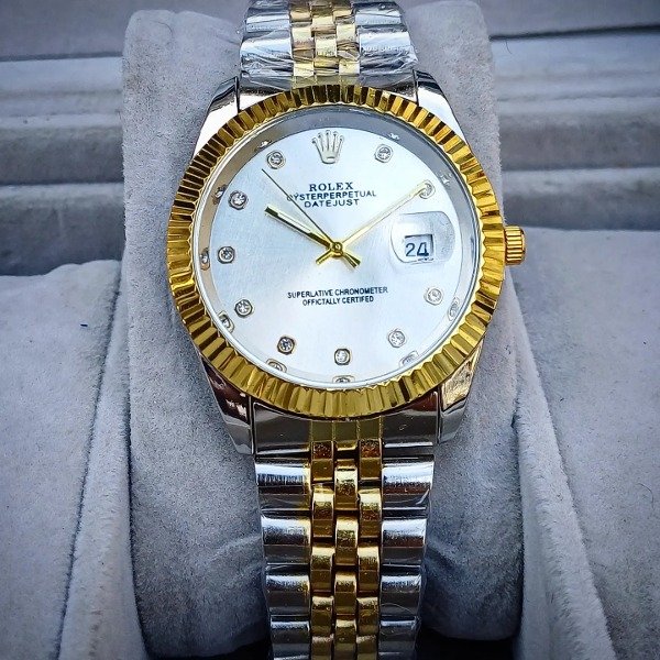 Reloj RLX DATEJUST (COMBINADO BLANCO) - TomyRelojes