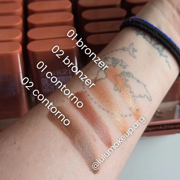 Bronzer y contorno en barra Pink 21 - NK Makeup