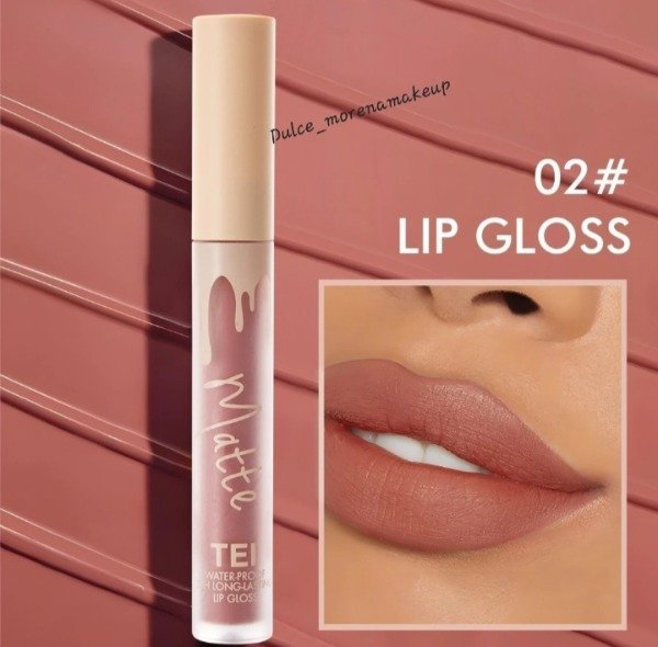 LIP GLOSS MATE TEI X 3 - dulce morena mayorista