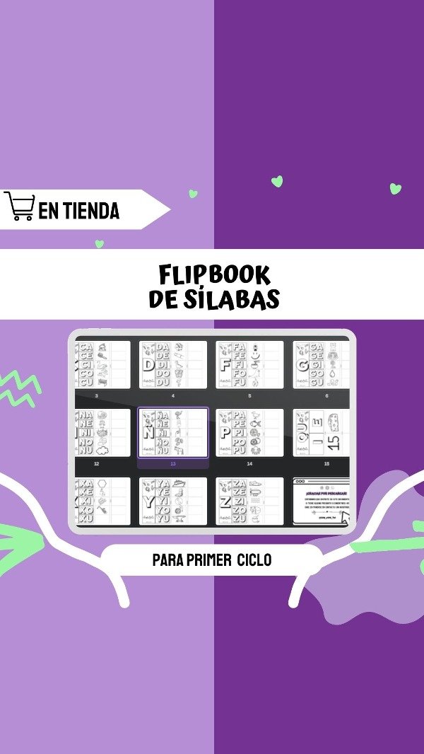 FLIPBOOK DE SÍLABAS - Edu con TIC