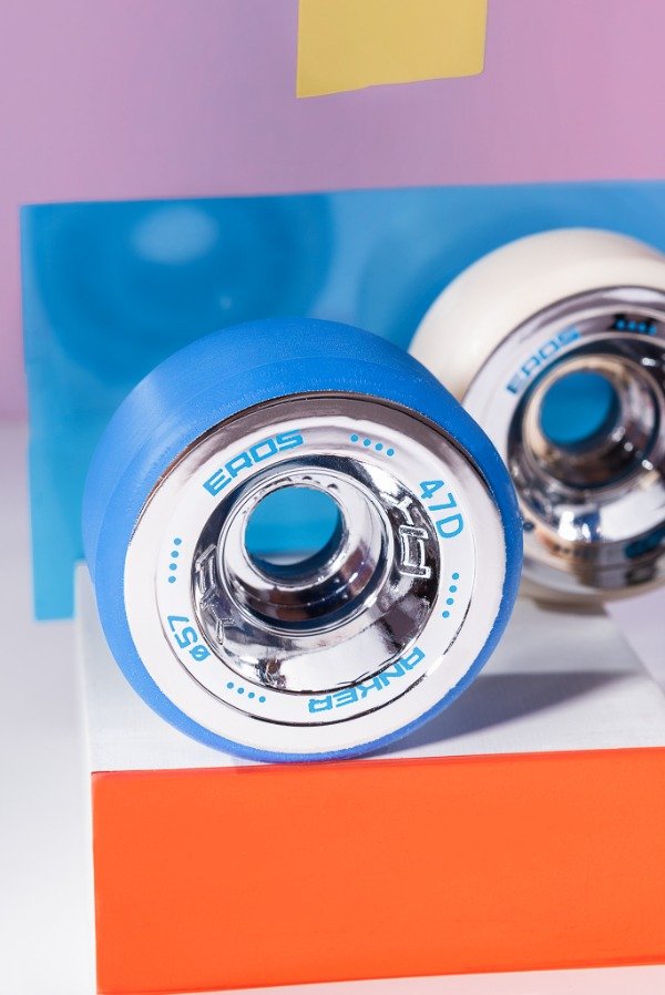 Ruedas Semi Agarre EROS CROMADAS 47D Anker Skate - Anker Skate