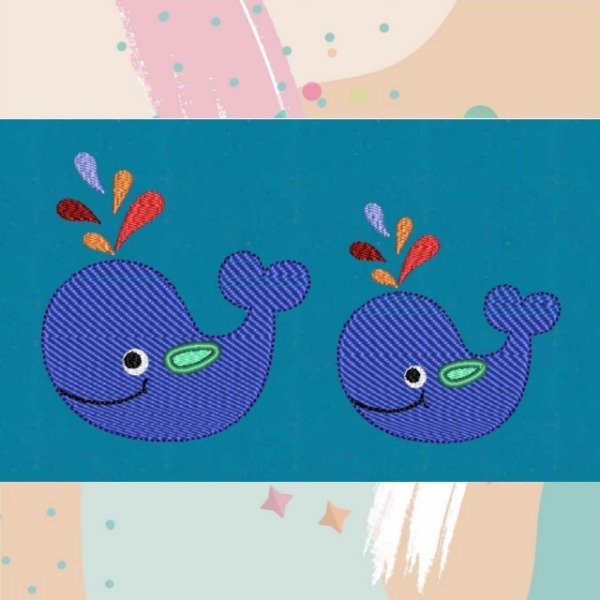 Ballena azul hora del baño niños, bebé, infantiles x 2 medidas - Santo ...