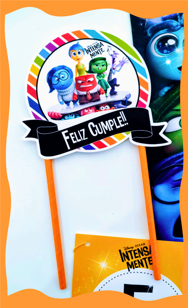 CAKE TOPPER INTENSAMENTE - Sorbetes cancheros