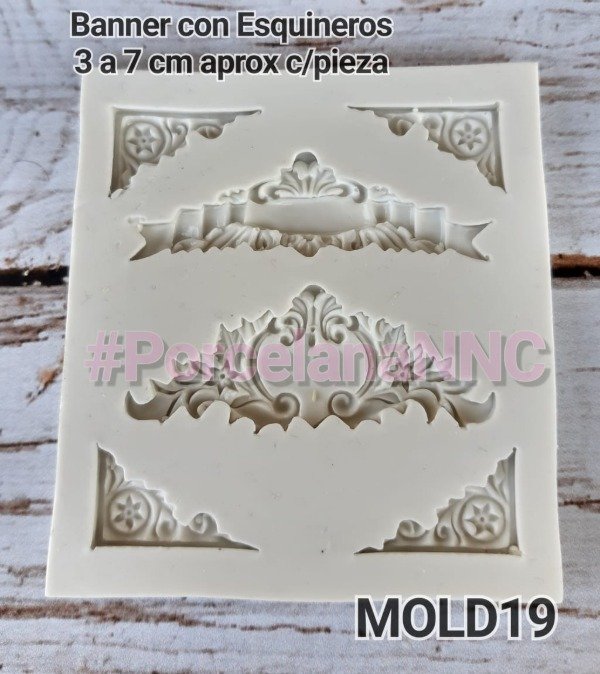 Molde de Banner Marcos con esquineros MOLD19 - PorcelanaNNC