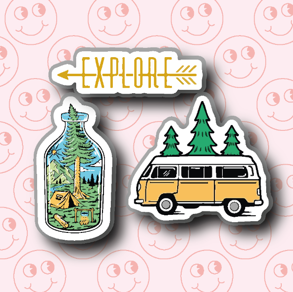 Explore pack - Tienda de Stickers