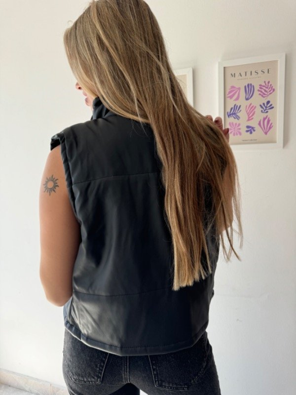Chaleco engomado black - Wecalia