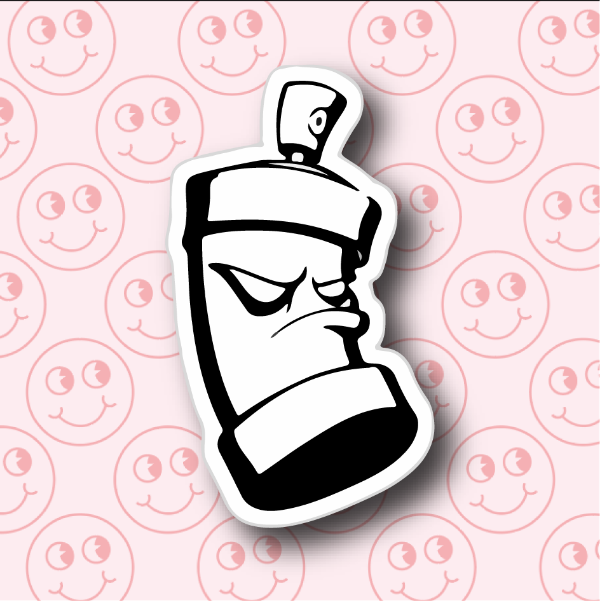 Aerosol enojado - Tienda de Stickers